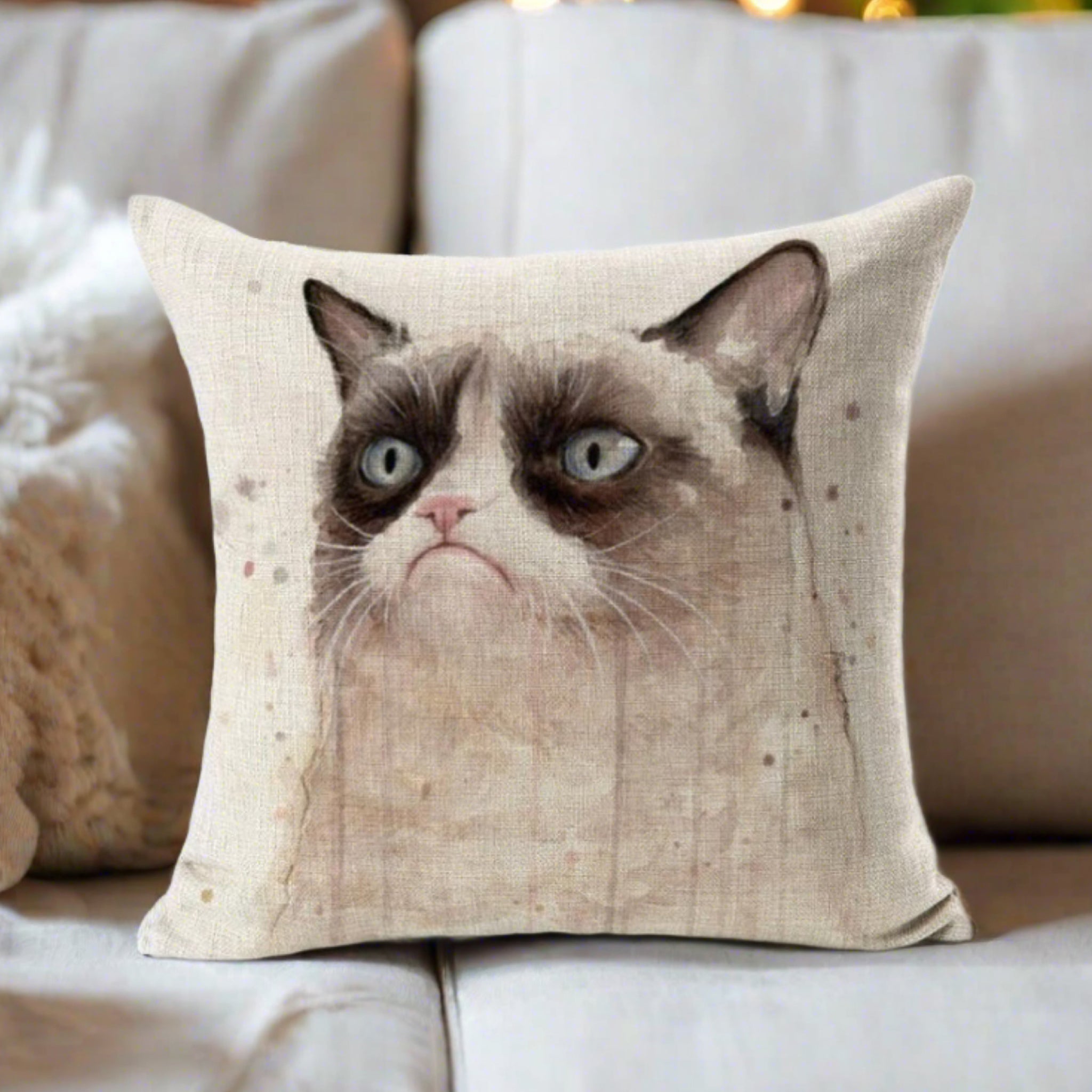Grumpy Cat Pillow Cover – Eryn Home