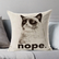 Grumpy Cat Nope Decorative Throw Pillow Cover – Eryn Home